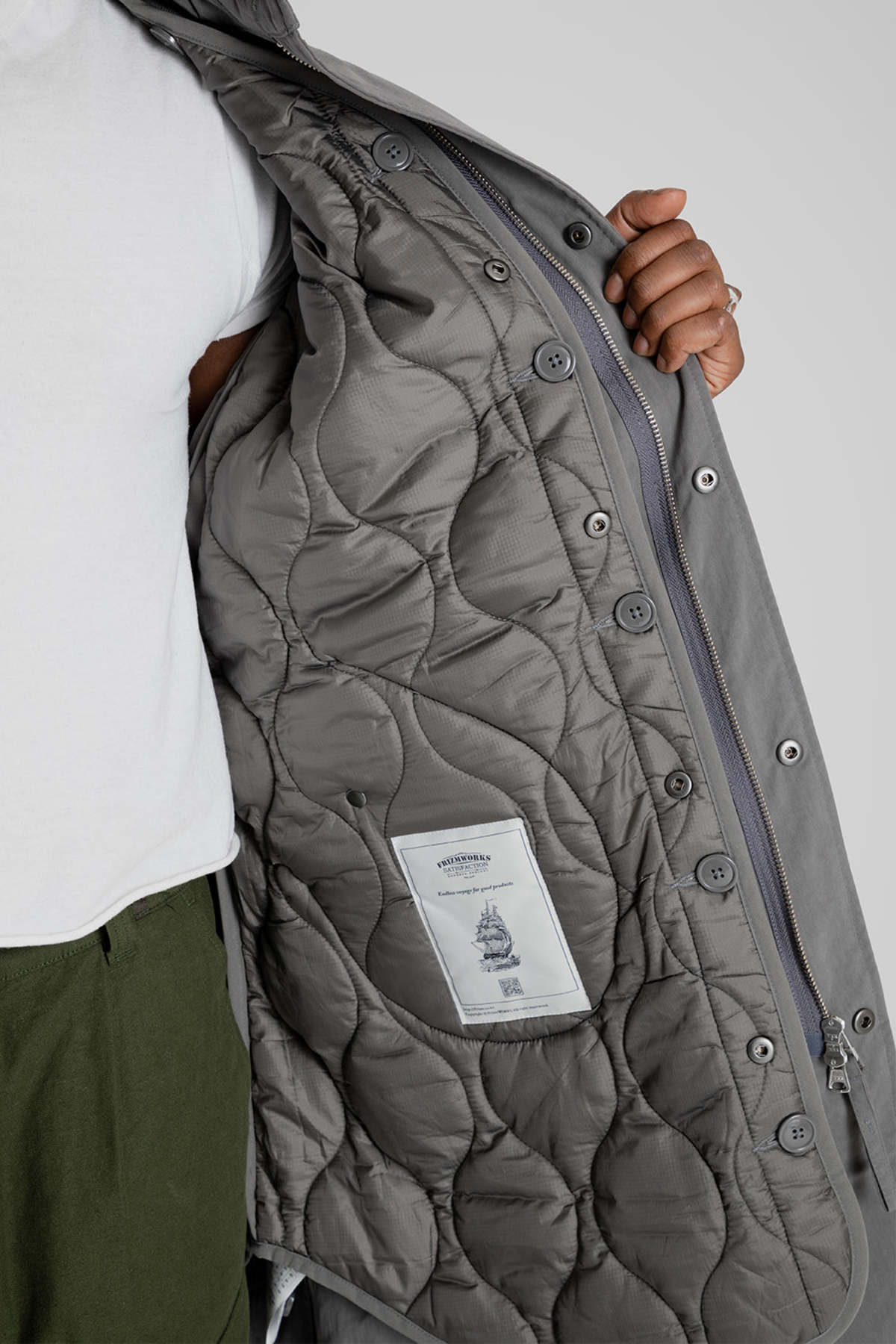 FRIZMWORKS Vincent M1965 Fishtail Parka - Gray | Garmentory