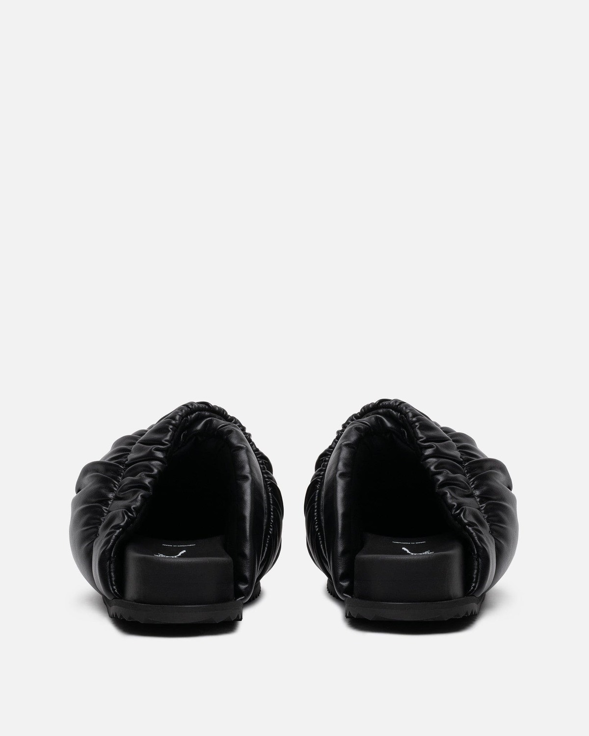 Yume Yume Bio Leather Tent Mule - Black | Garmentory
