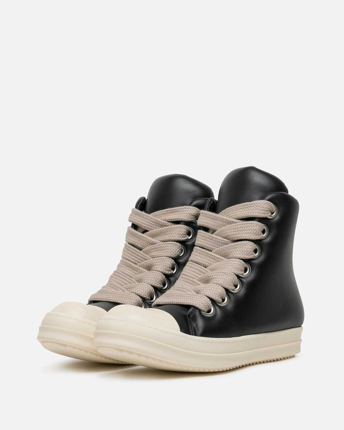 Jumbo Lace Padded Ramones in Black/Milk | Garmentory