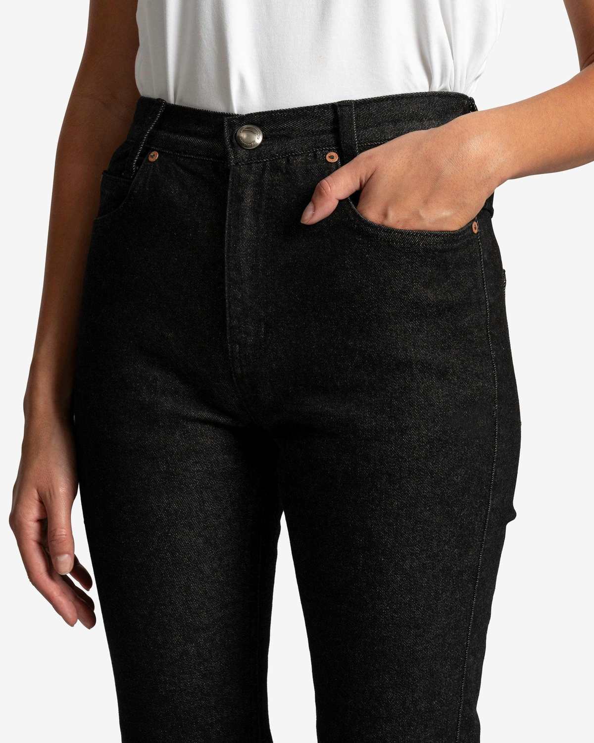 ANDERSSON BELL New Martina Western Boots Wrinkle Jeans - Matte Black ...