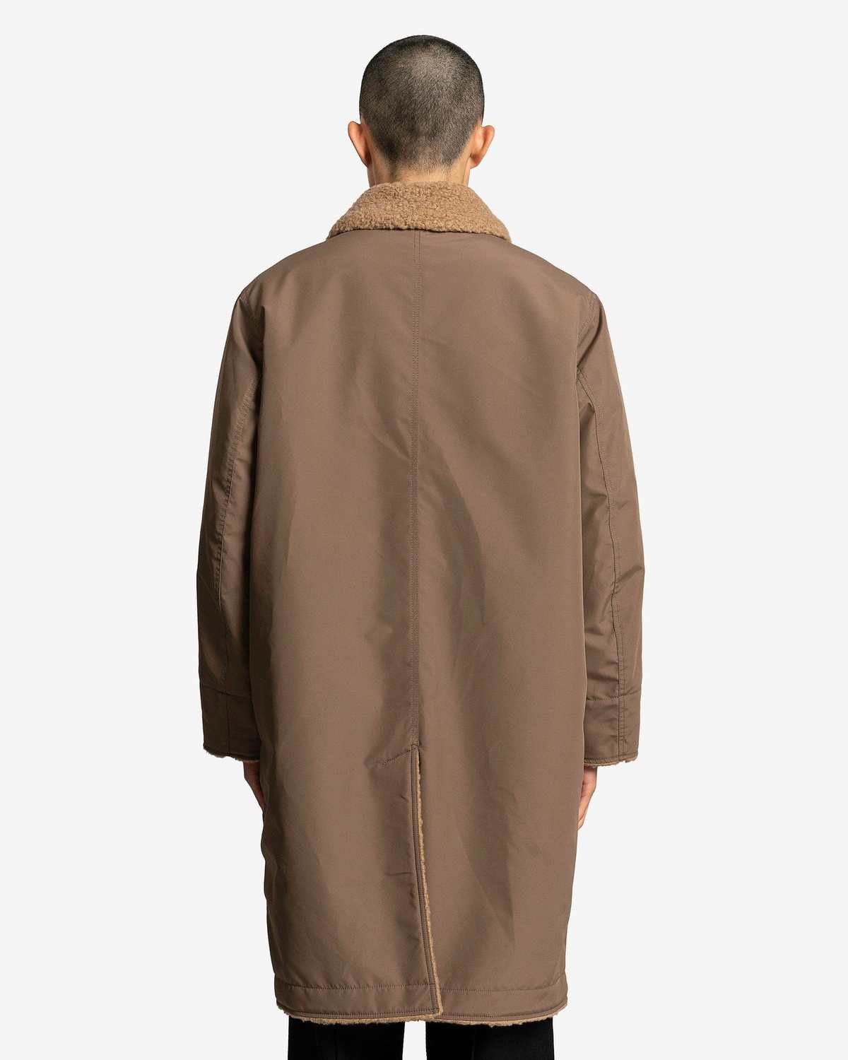 Our Legacy Compact Tech Polar Coat - Murkey Clay | Garmentory
