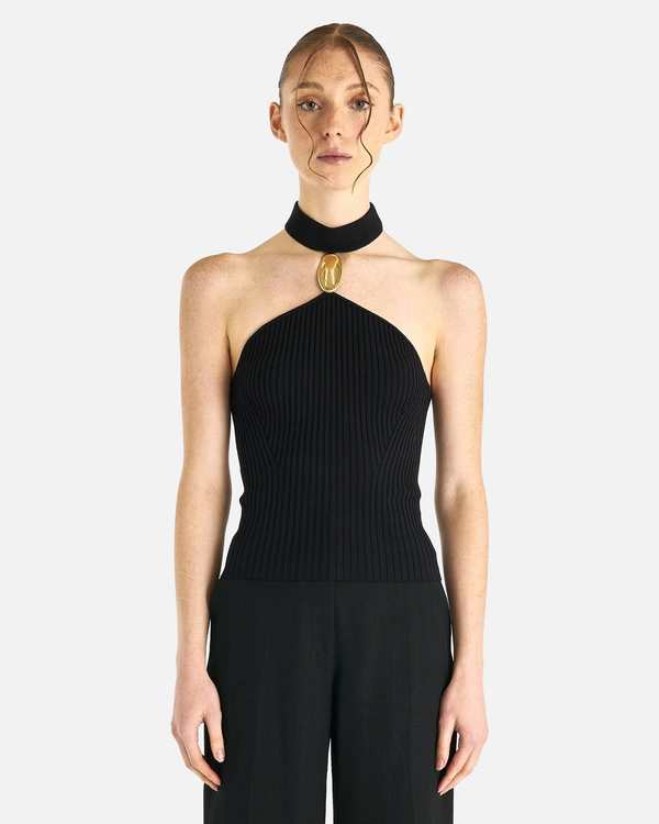 Simkhai Rubie Mock Neck Top with Hardware | Garmentory