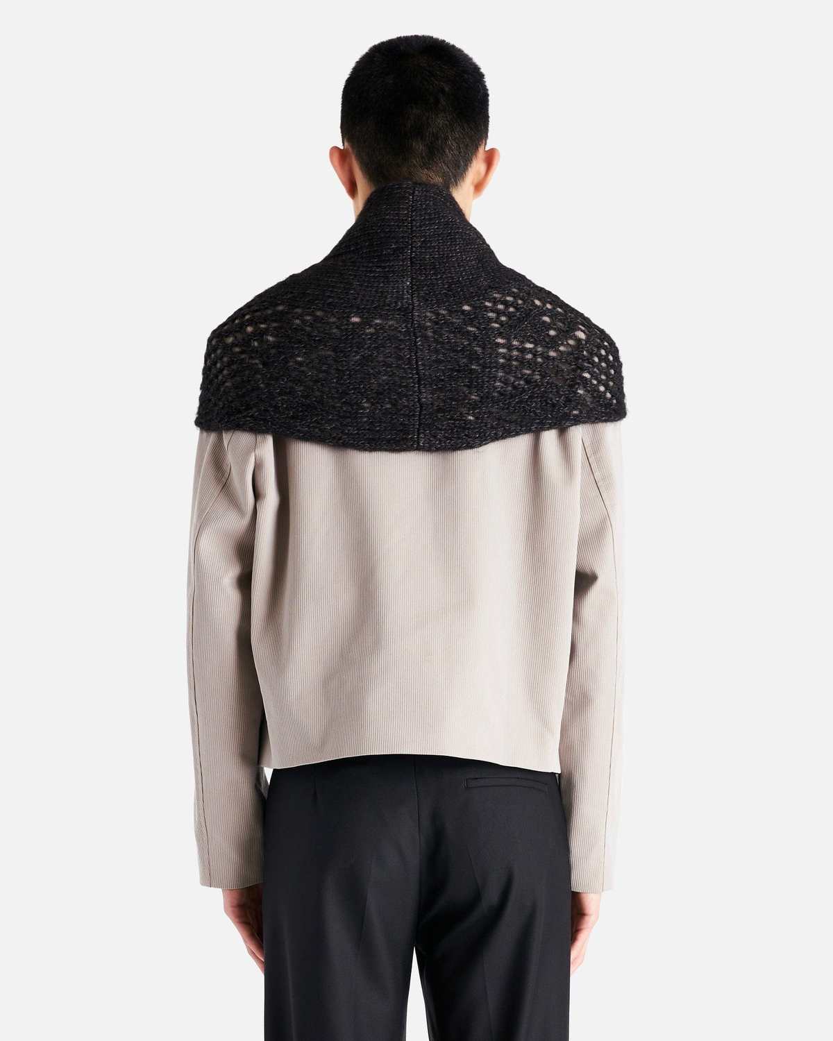 Our Legacy Airy Alpaca Triangle Scarf - Charred Chocolate | Garmentory