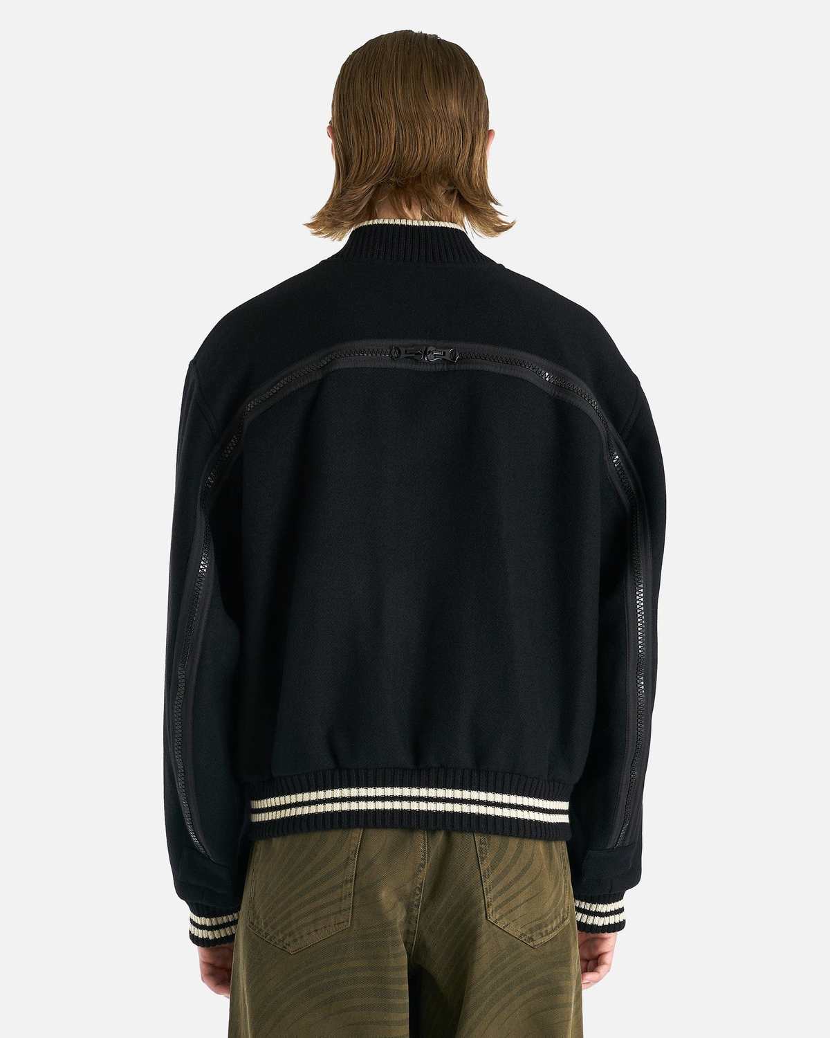 Dries Van Noten Wool Vellow Jacket - Black | Garmentory