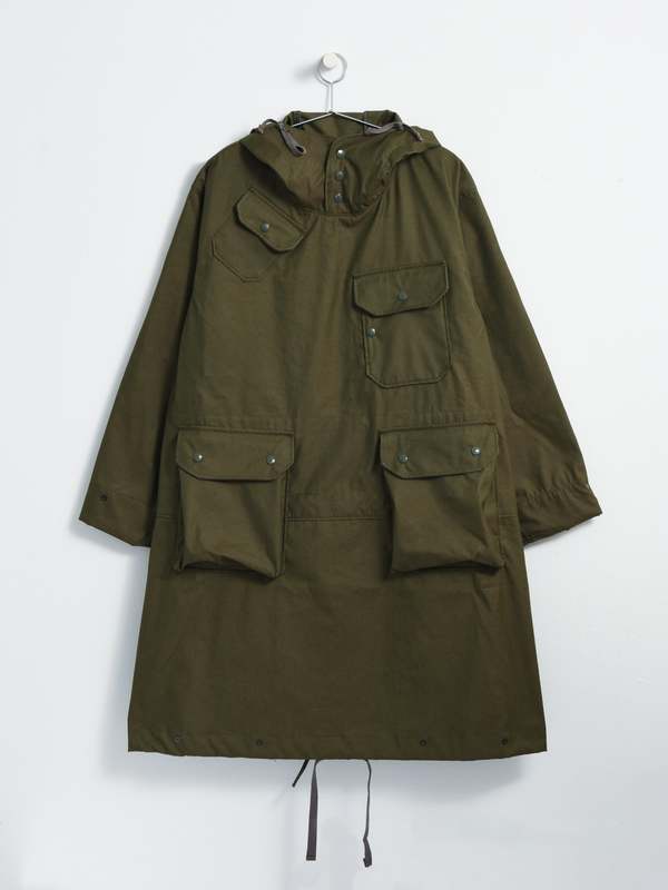 Engineered Garments CP Weather Poplin Over Parka - Olive | Garmentory