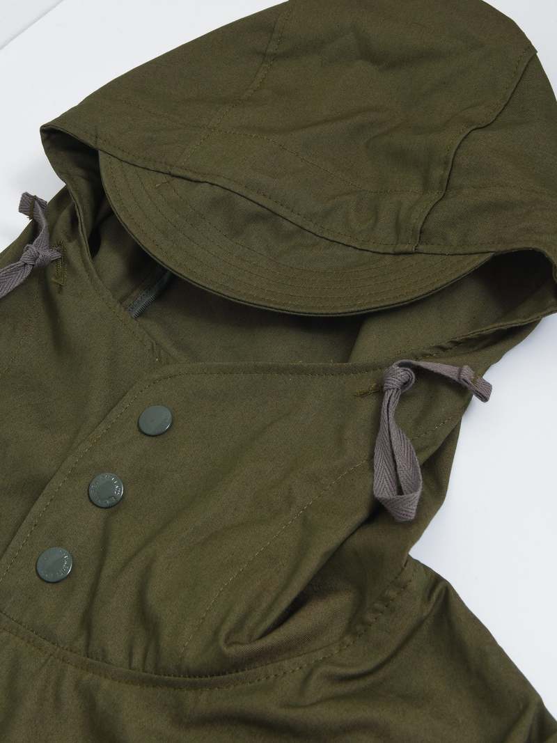 Engineered Garments CP Weather Poplin Over Parka - Olive | Garmentory