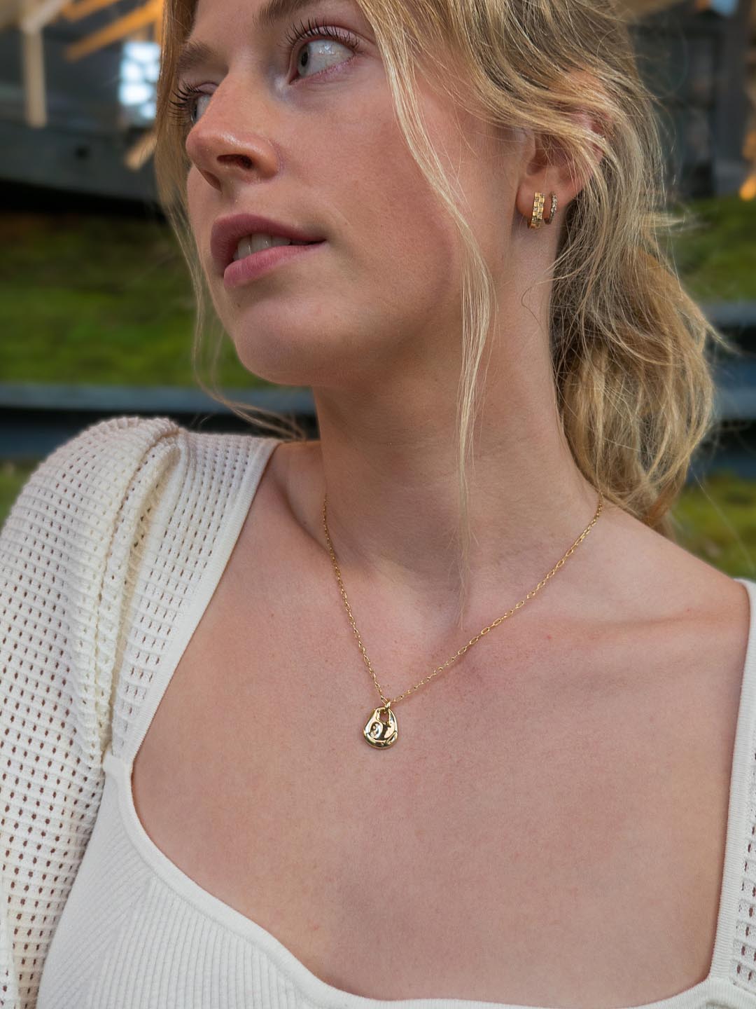 Ana Luisa Jenna Pendant Necklace - Gold | Garmentory