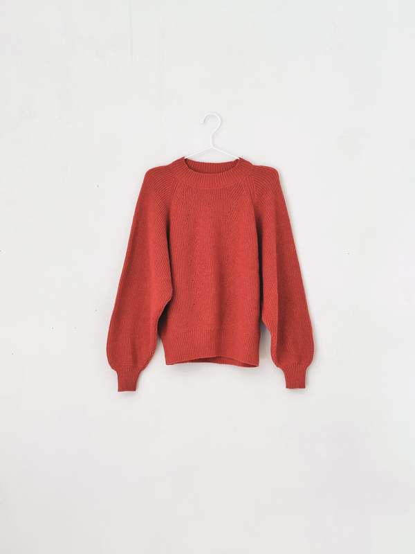 Aymara Christina Sweater - Brick | Garmentory