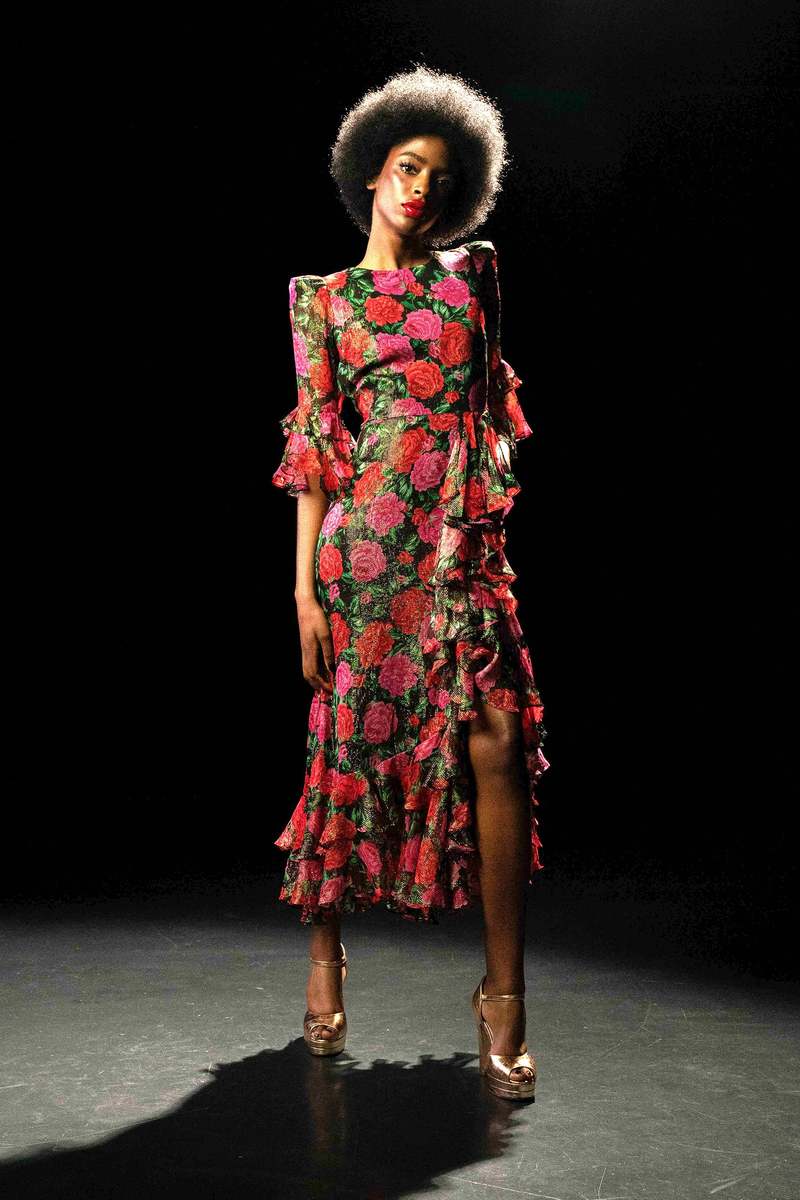 Queens of Archive Phaedra - Fuchsia Print | Garmentory