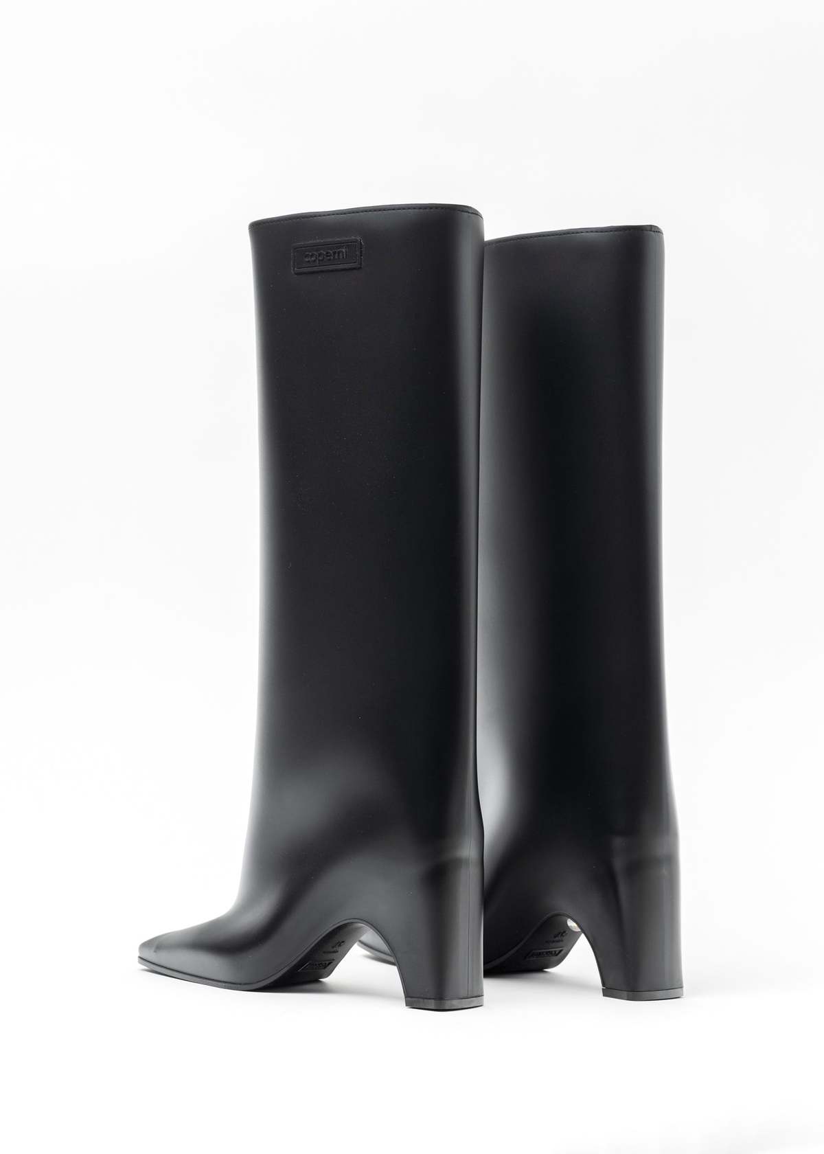 Coperni RUBBER BRIDGE BOOT - BLACK | Garmentory