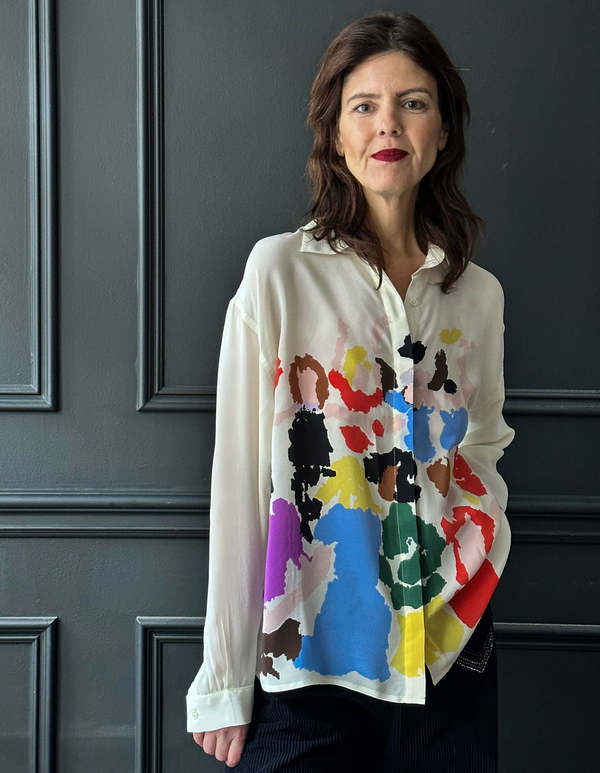 Mii Collection Alma Shirt - Cream | Garmentory