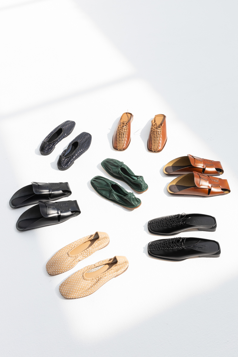 HEREU MUNTANA FLAT MULE - BLACK | Garmentory