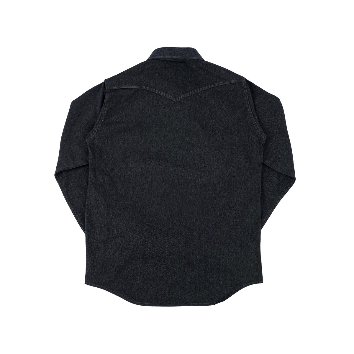 Iron Heart 10oz Mock Twist Twill Western Shirt - Black | Garmentory
