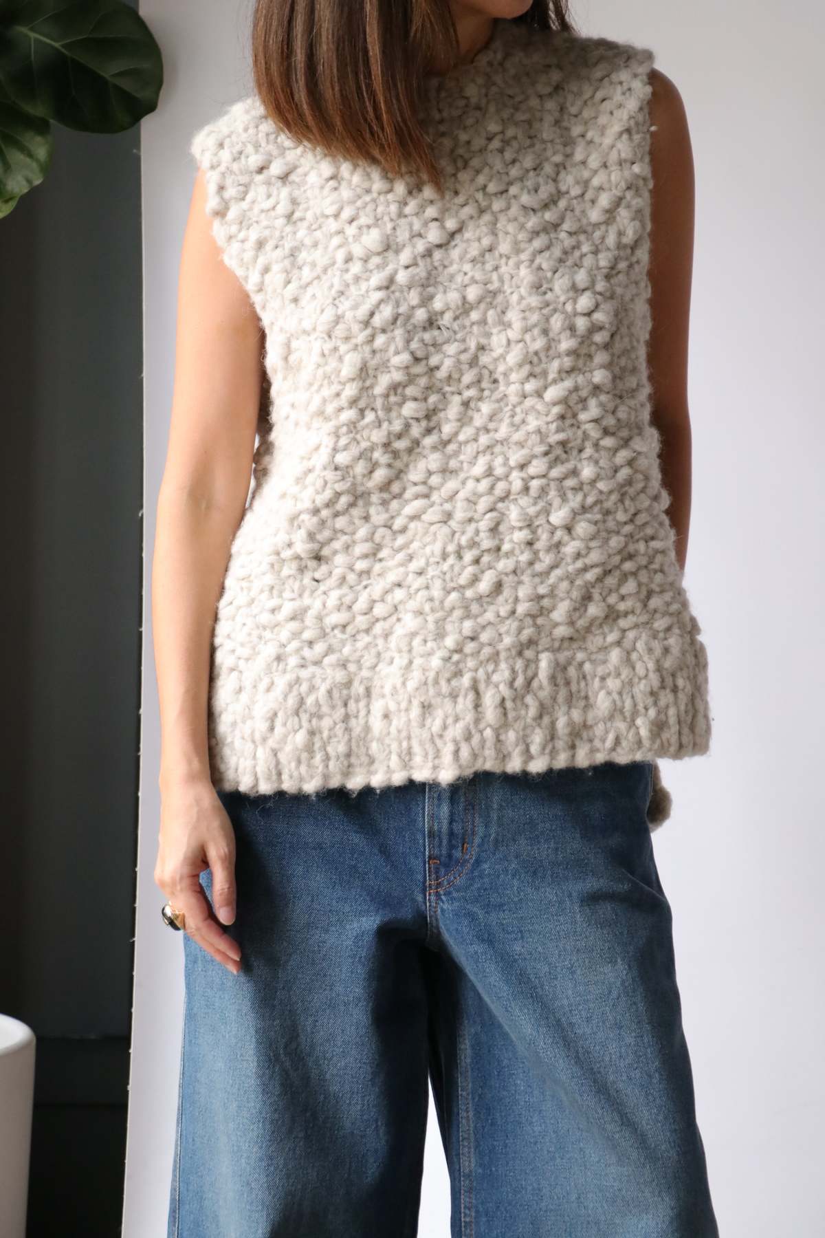 Lauren Manoogian Hand knit Matta Shell - Carrara | Garmentory