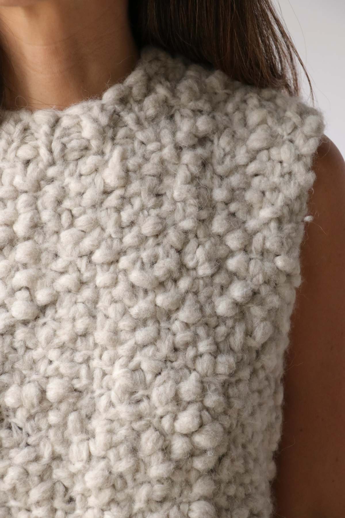 Lauren Manoogian Hand knit Matta Shell - Carrara | Garmentory