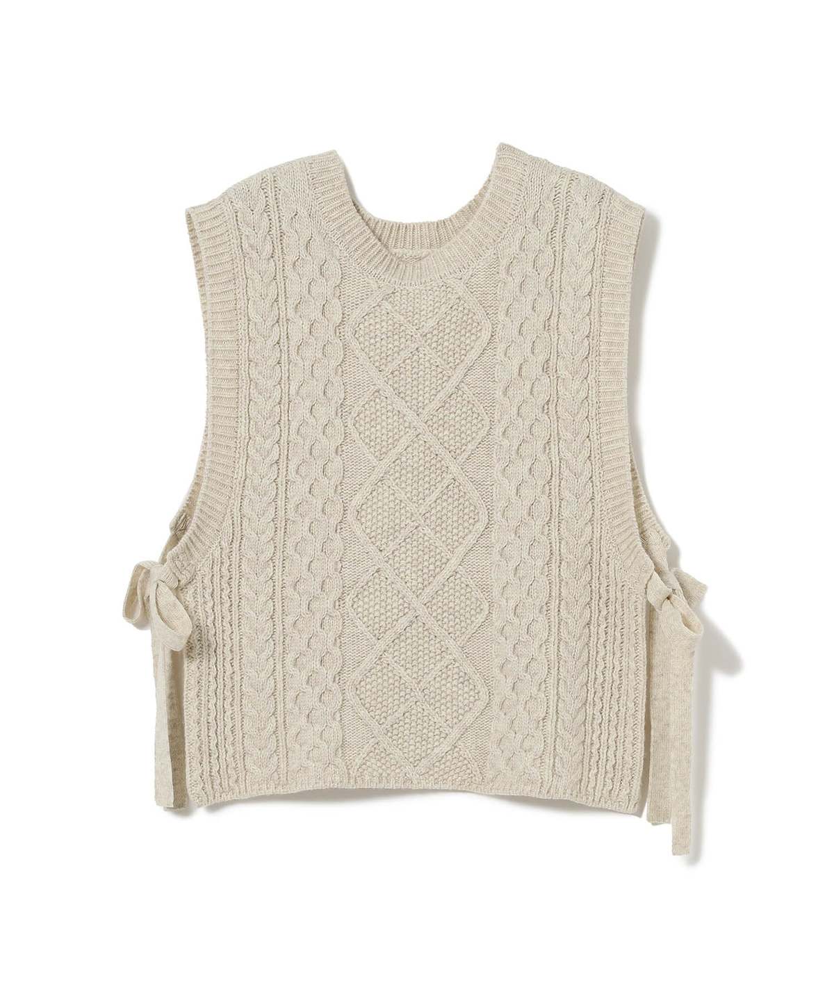 Beams Boy O Alan Side R Vest - OFF WHITE | Garmentory