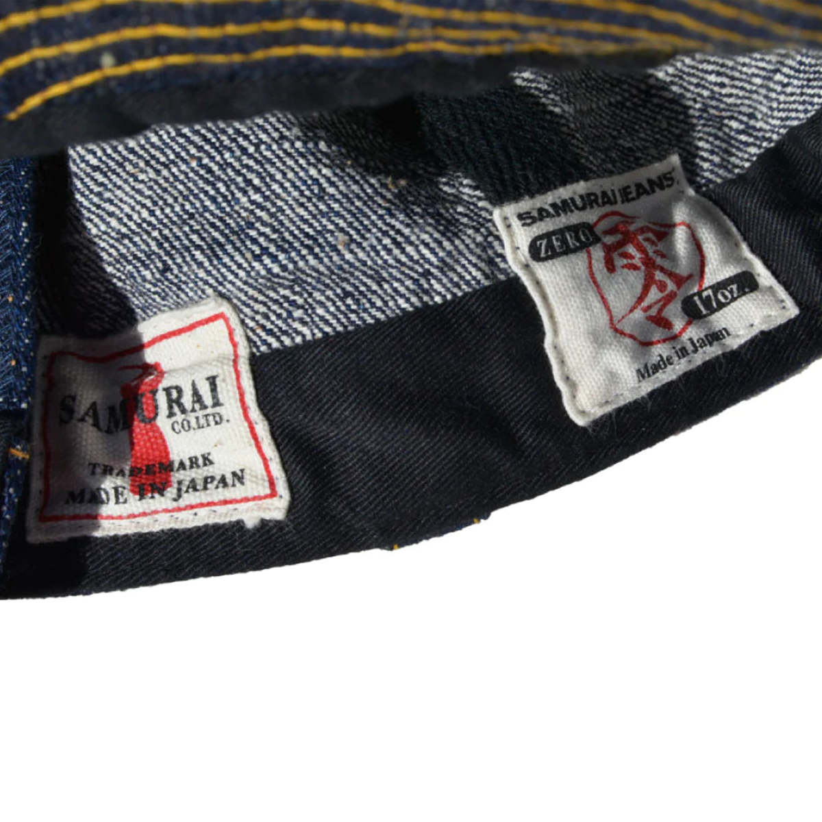 SAMURAI JEANS 17oz Denim Work Cap - Blue | Garmentory