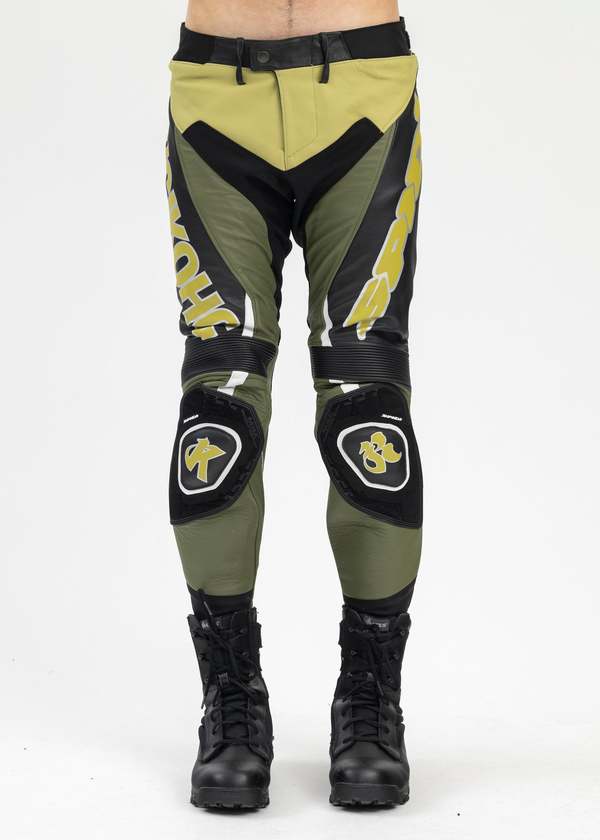 KUSIKOHC KSK SPIDI BURN RIDER PANTS - BLACK/DARK GREEN/WHITE | Garmentory