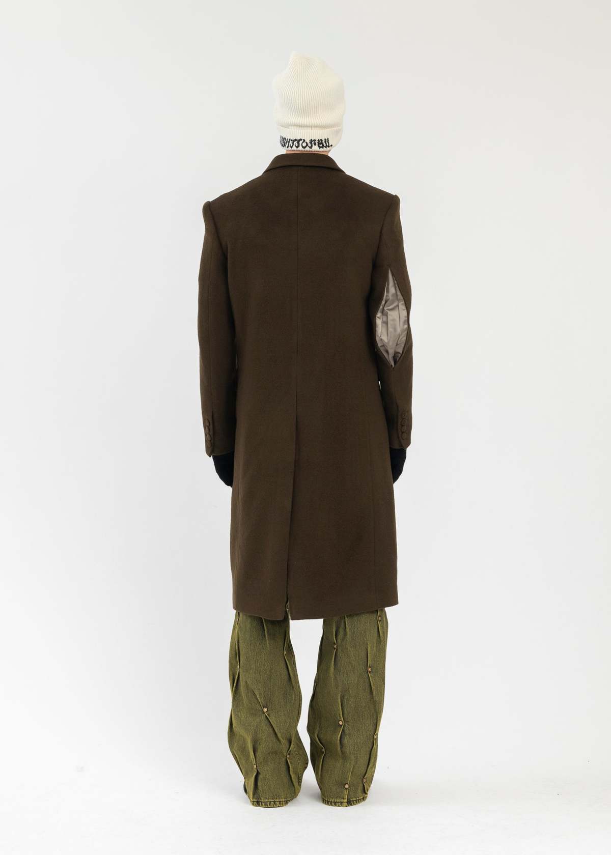 KUSIKOHC ORIGAMI COAT - OLIVE | Garmentory