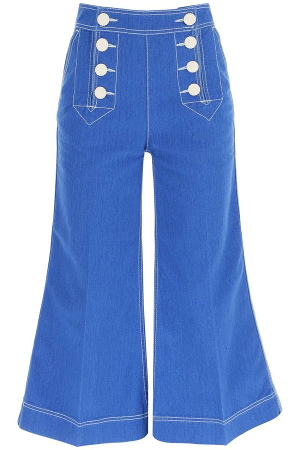 Zimmermann 'high tide' kick flare sailor jeans | Garmentory