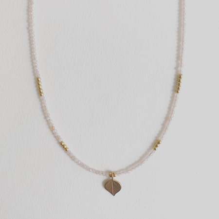 Caitlin Dunn - Small Aspen Leaf Necklace (Bronze) | Garmentory