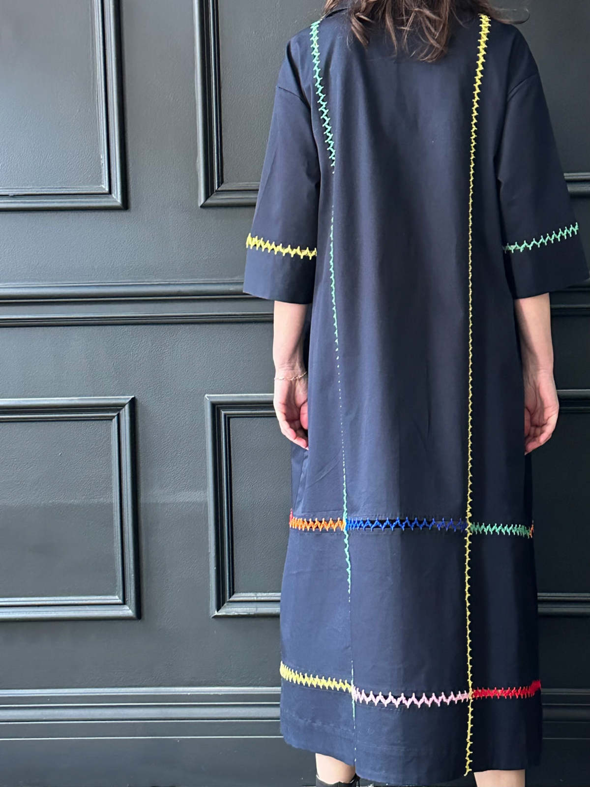Mii Collection Jade Dress - Navy | Garmentory