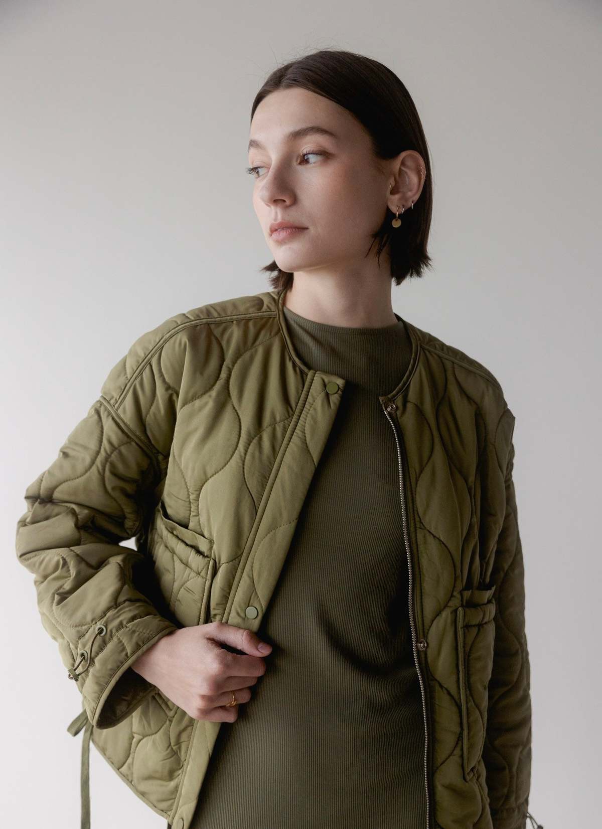 Azalea Kara Jacket - Olive | Garmentory