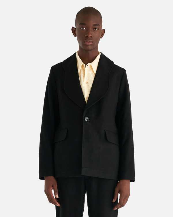 Séfr Peace Velour Blazer - Black | Garmentory