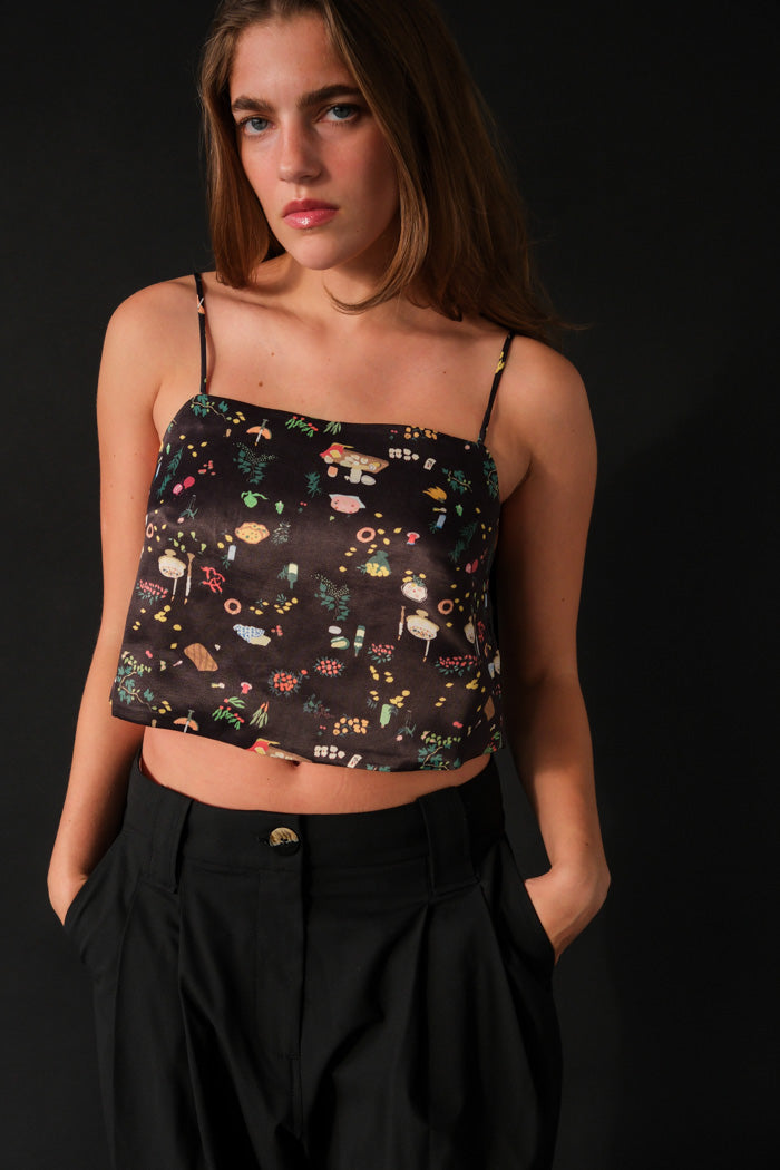 OhSevenDays TABITHA TOP - PICNIC PRINT | Garmentory