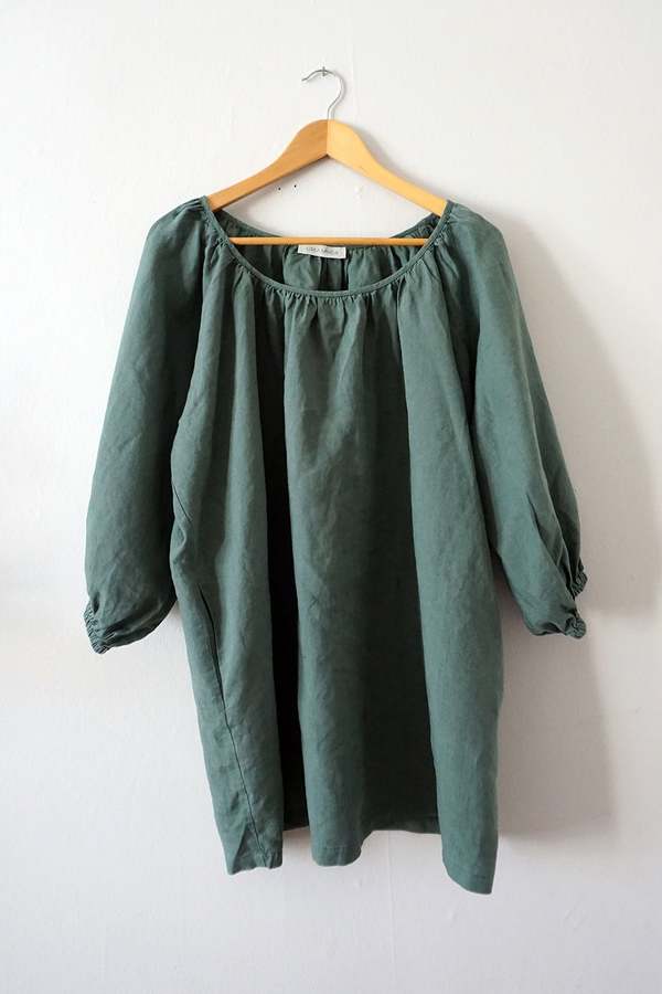 SAMPLE - LEE SMOCK MINI DRESS | Garmentory