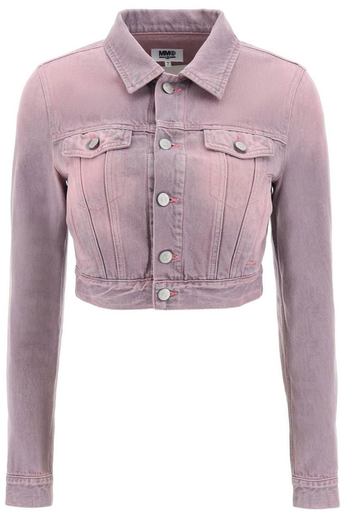 Mm6 maison margiela colored denim jacket | Garmentory
