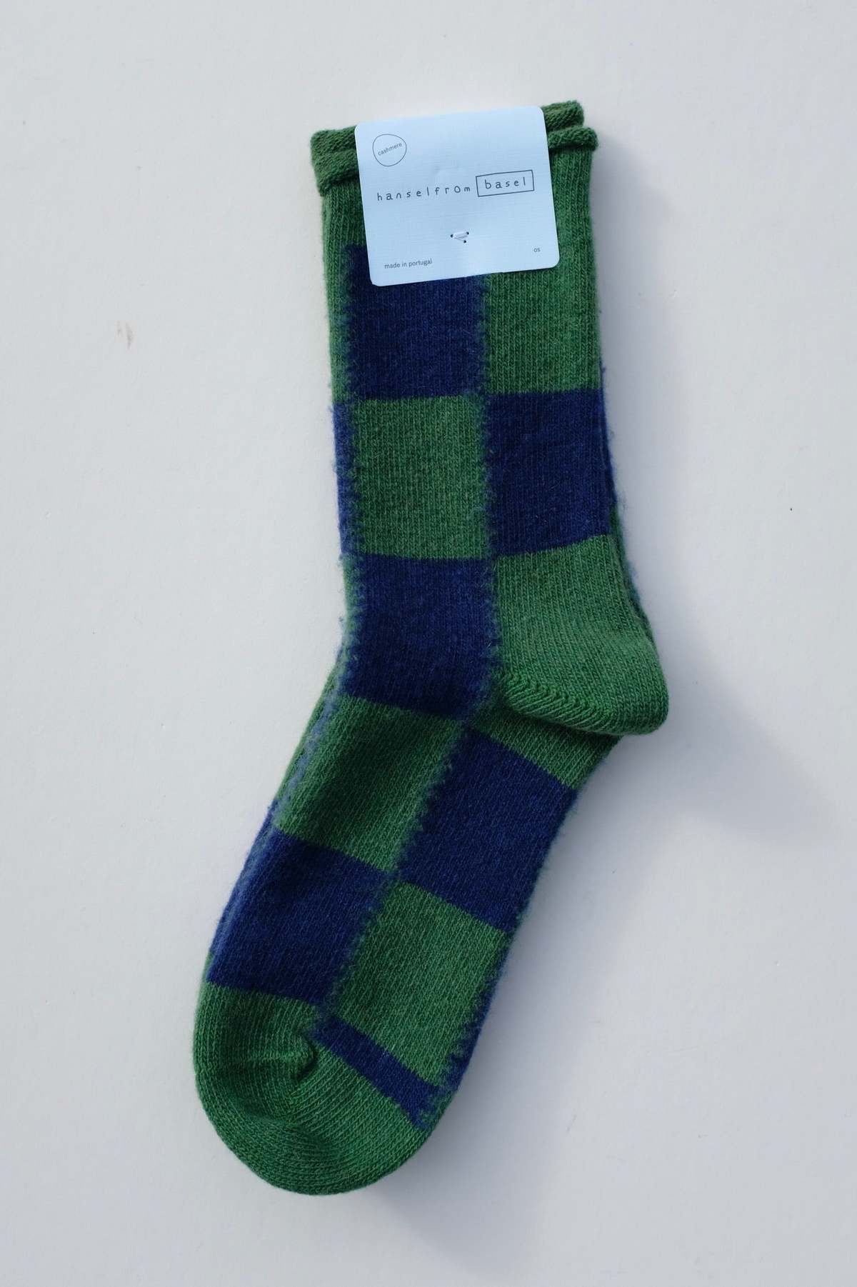 Hansel from Basel Felicity Cashmere Crew socks - Rugby | Garmentory