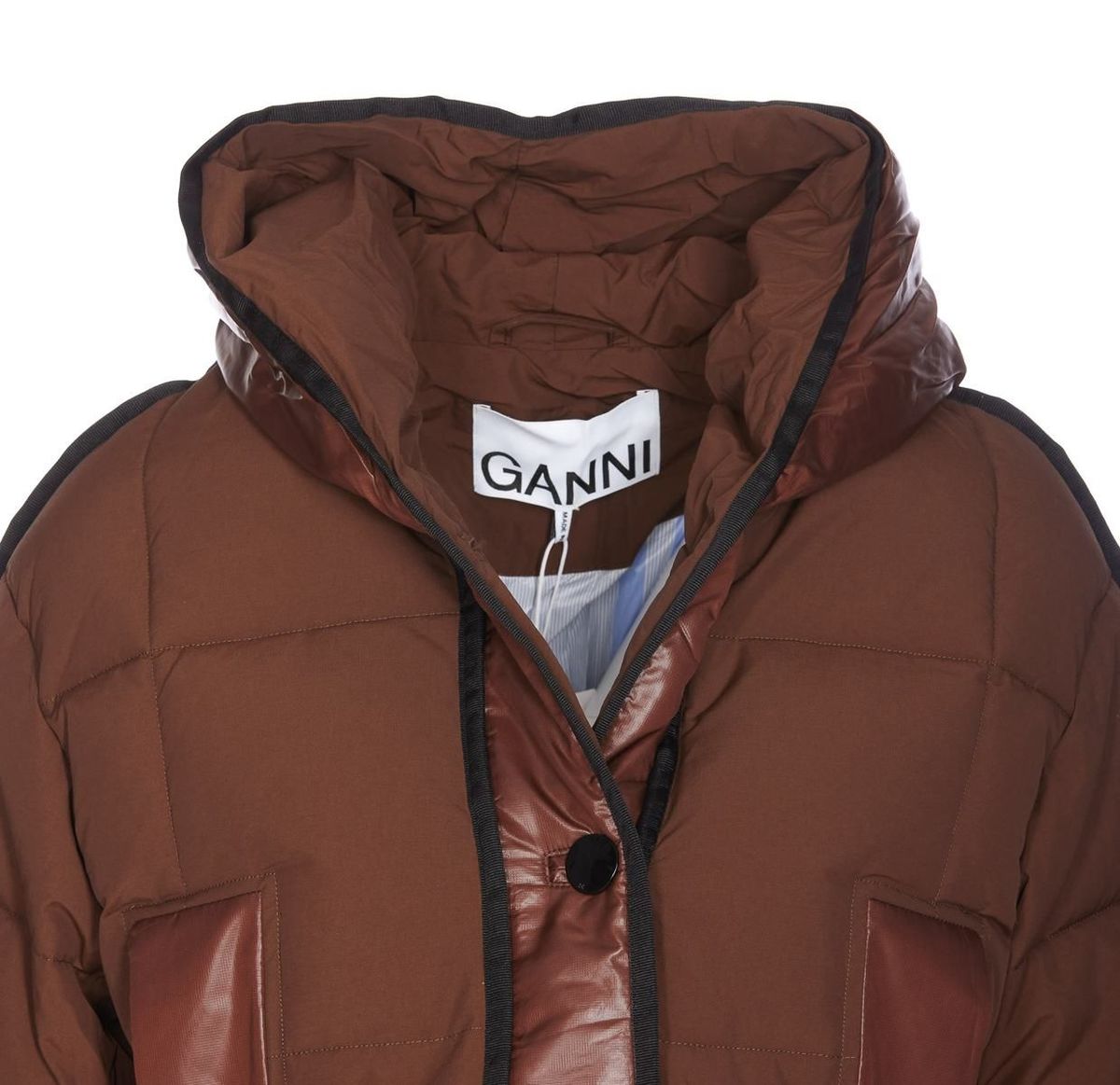 Ganni Coats - Brown | Garmentory