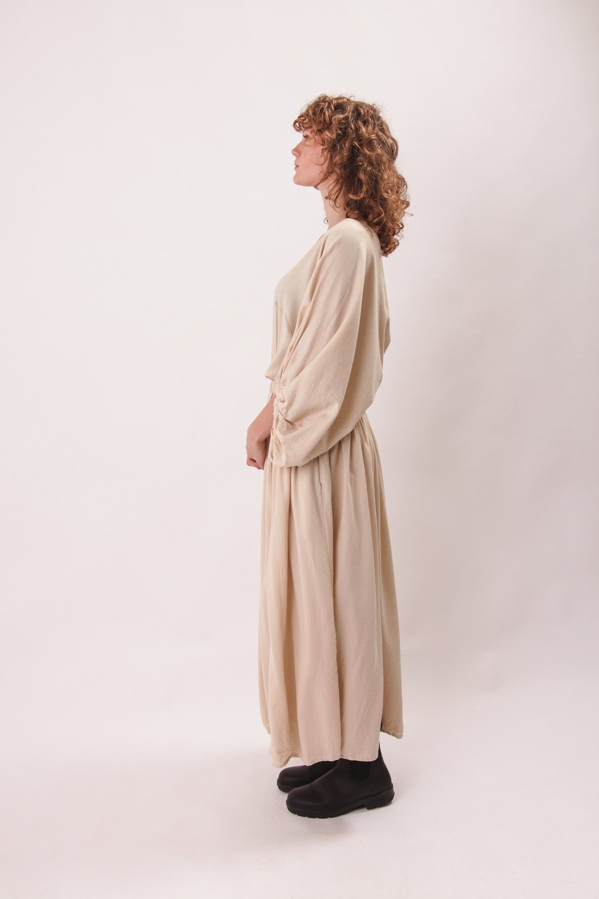 Elsa Esturgie Iceberg Dress - Ecru | Garmentory