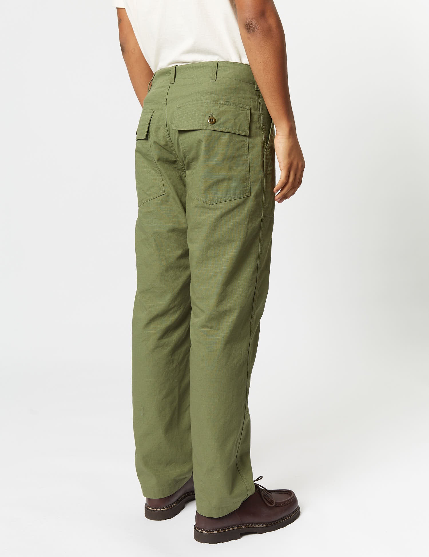 Engineered Garments Relaxed Fatigue Pant - Olive Green | Garmentory