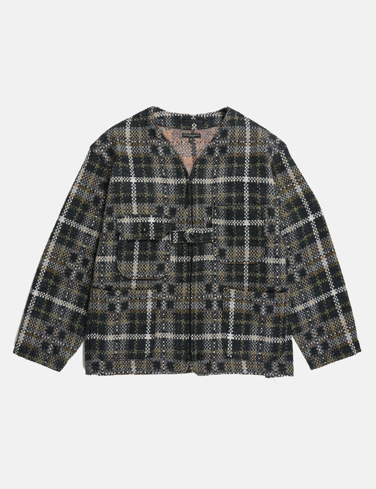 Engineered Garments Shooting Jacket - Black/Tan Plaid | Garmentory