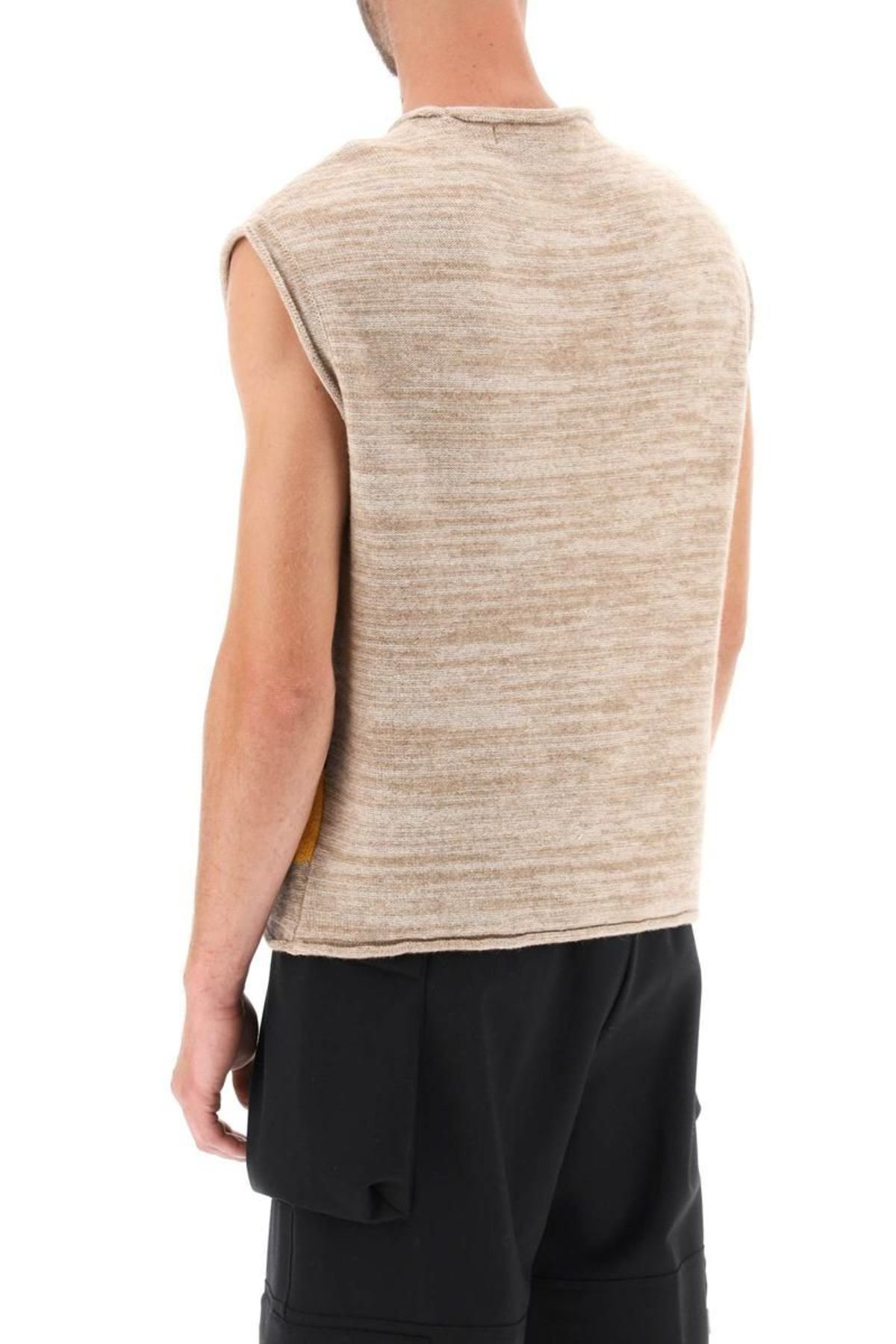 Andersson bell crew-neck vest with intarsia | Garmentory