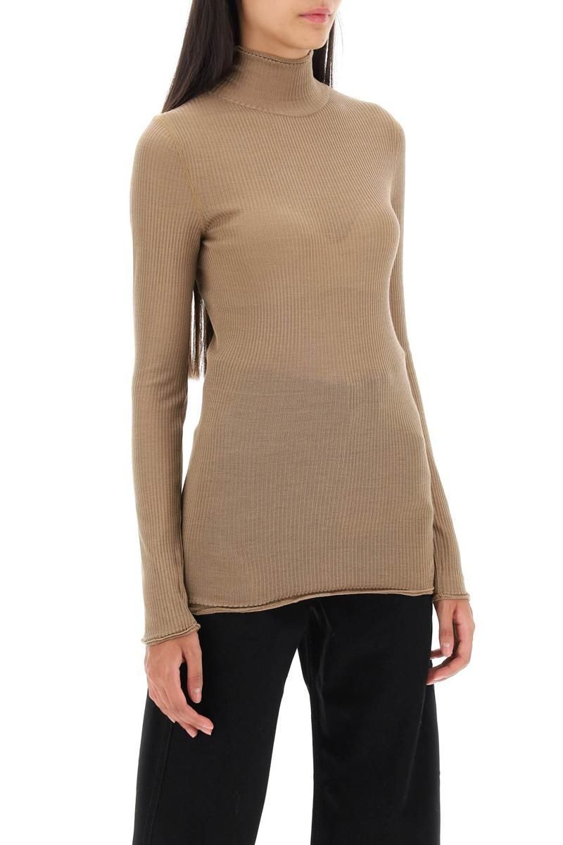 Lemaire seamless silk turtleneck sweater | Garmentory