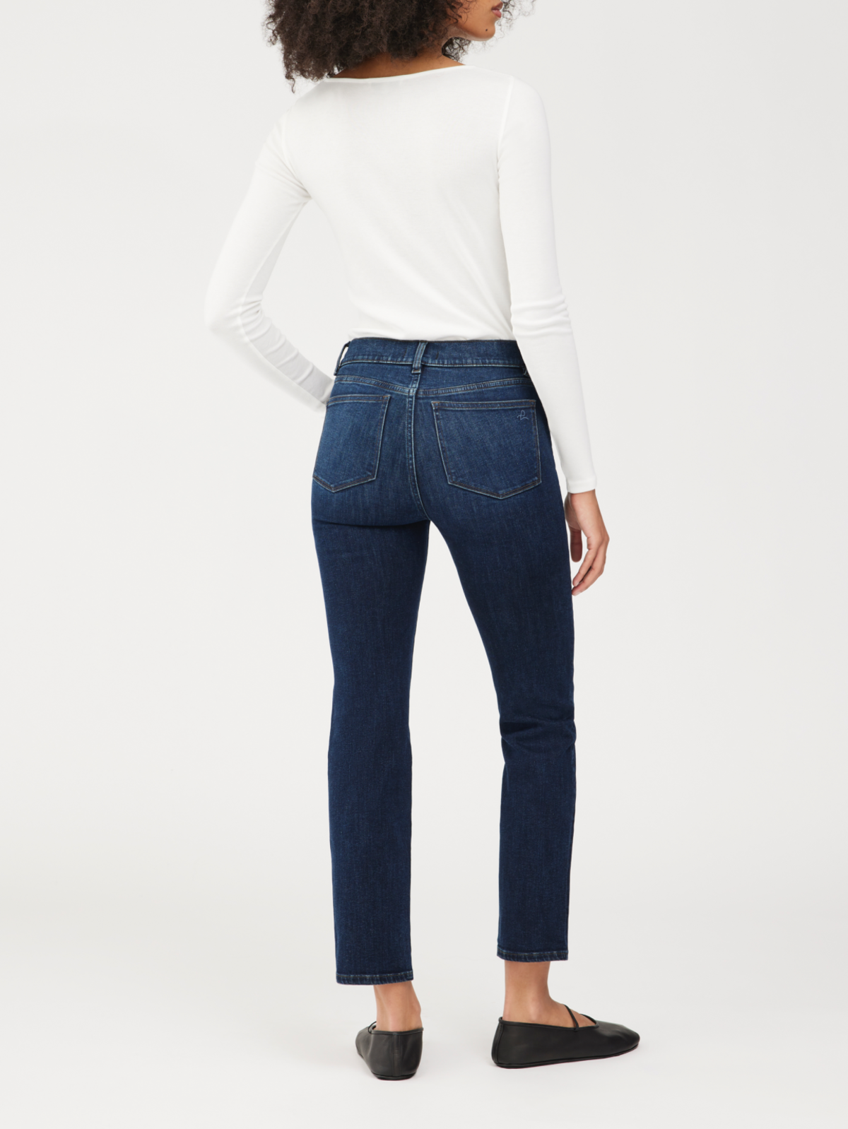 DL1961 Mara Straight Instasculpt Straight - India Ink | Garmentory