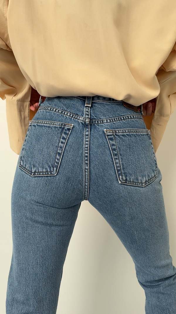 Vintage 00s Bootcut Jeans - Medium Wash Denim | Garmentory