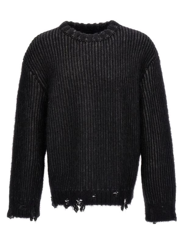 JUUN.J Distressed hem sweater | Garmentory