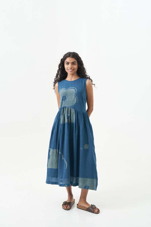 WOC NF Prussian blue midi dress - Prussian Blue | Garmentory