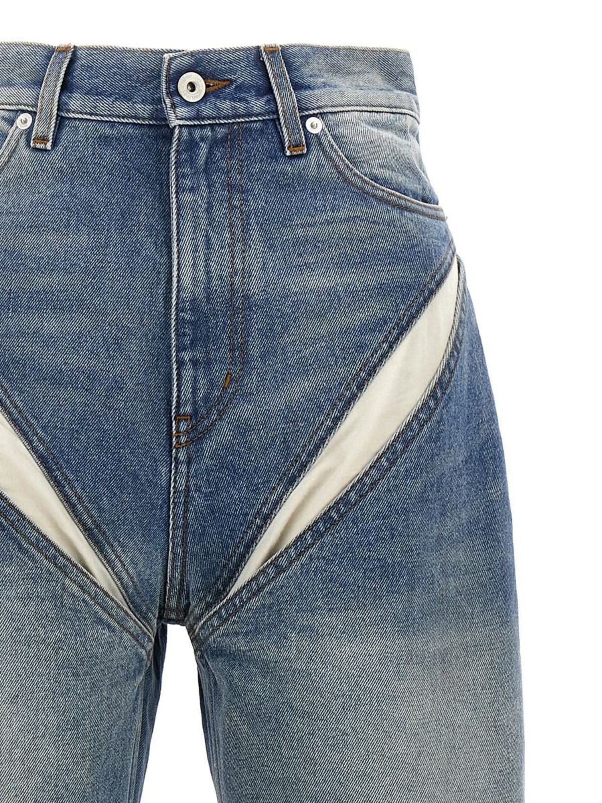 Y/project Cut Out Jeans - Blue | Garmentory