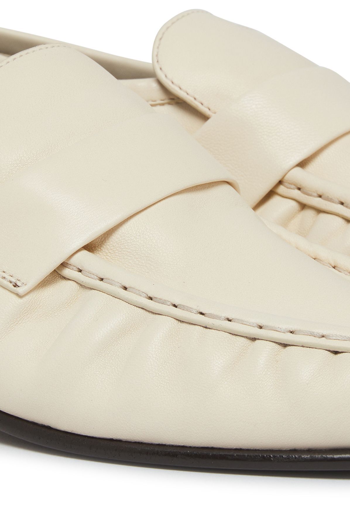 The Row Soft Loafers - Ivory | Garmentory
