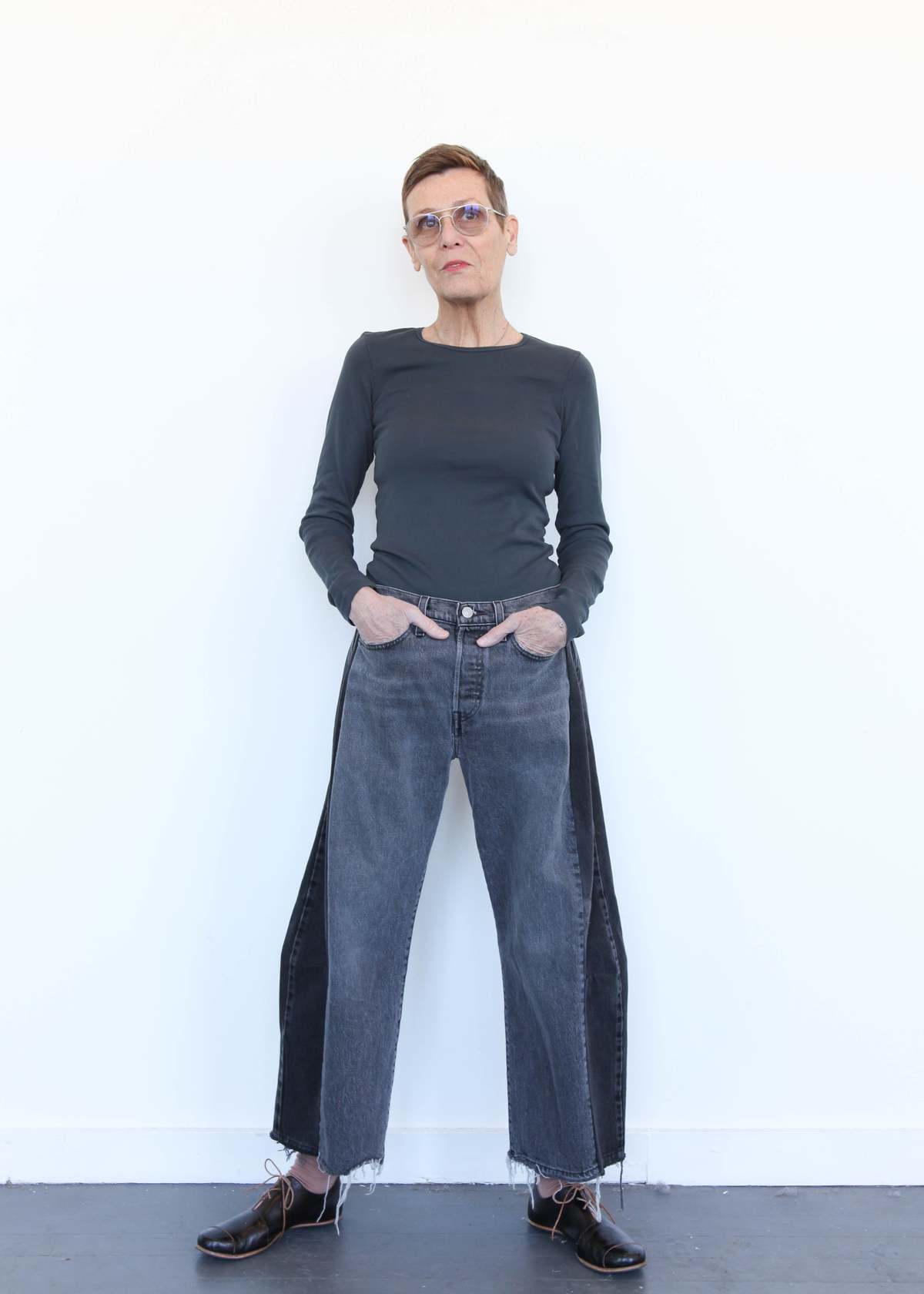 B Sides Vintage Lasso Jeans Black Mix Garmentory