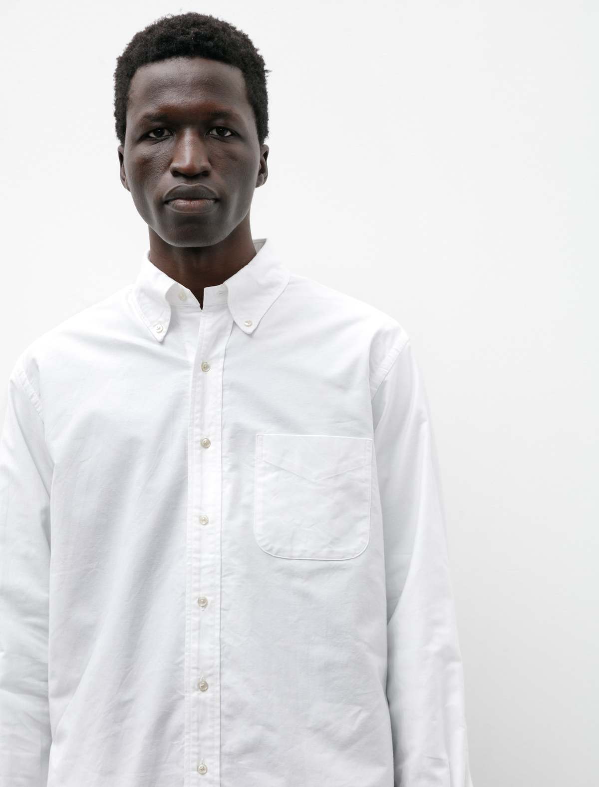 Orslow Oxford Standard Button Down Shirt - White | Garmentory