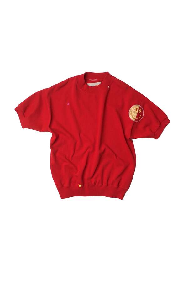 Aquarius Cocktail Lexi Sweatshirt - Red/Smiley | Garmentory