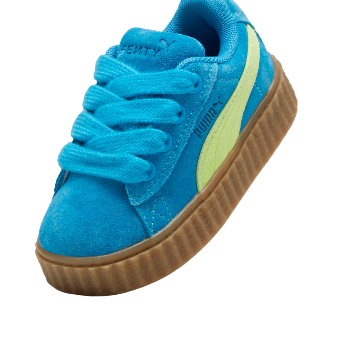 KIDS FENTY x PUMA Creepers Speed Blue / Lime | Garmentory