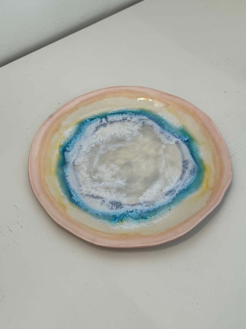 Minh Singer Large Prism Plate - Pastel Rainbow | Garmentory