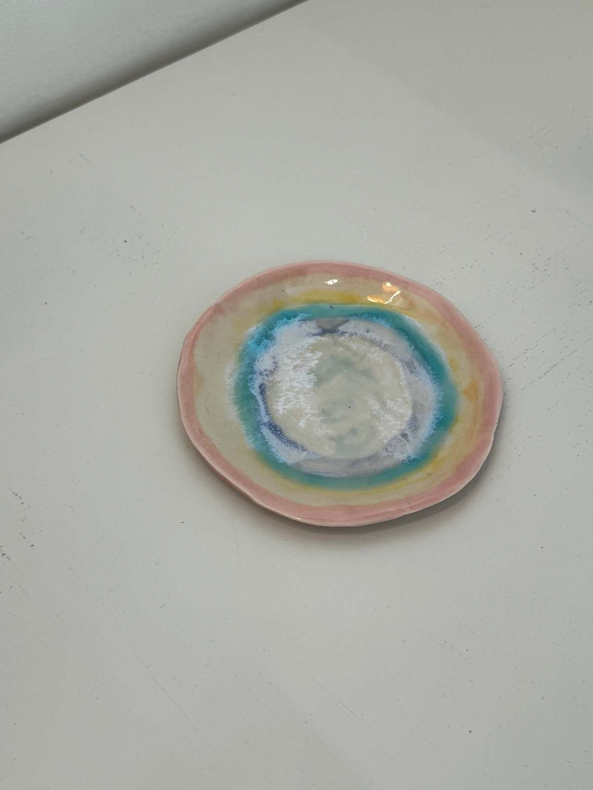 Minh Singer Small Prism Plate - Pastel Rainbow | Garmentory